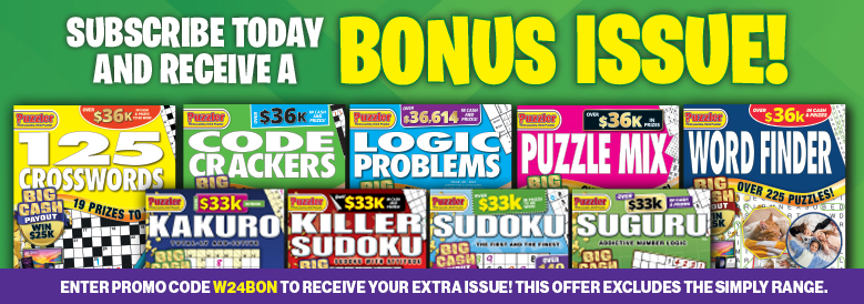 Puzzle Magazine Subscriptions | Puzzler® AUS